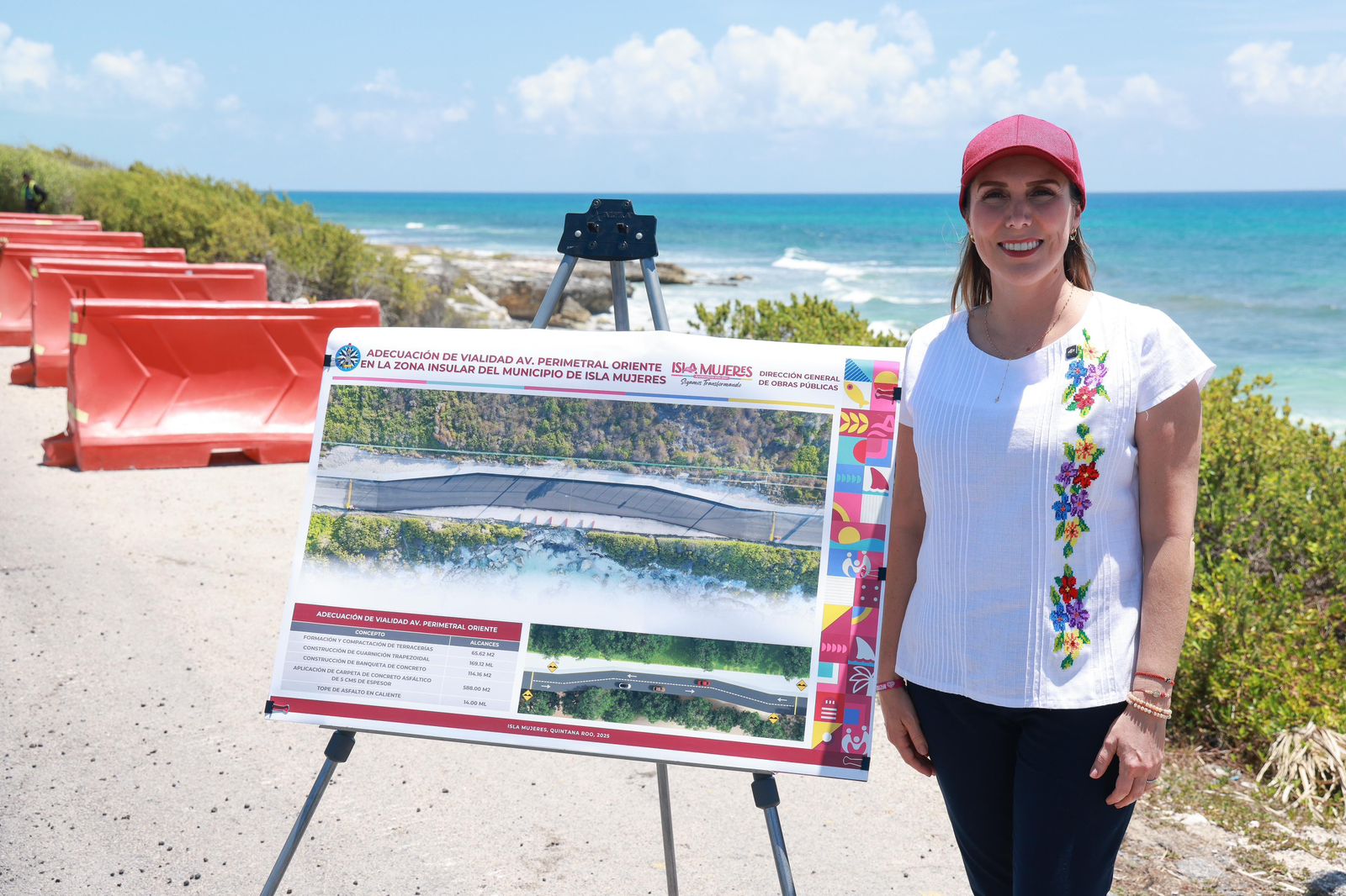 Atenea Gómez Ricalde supervisa avance de obra en la vialidad alterna de ...