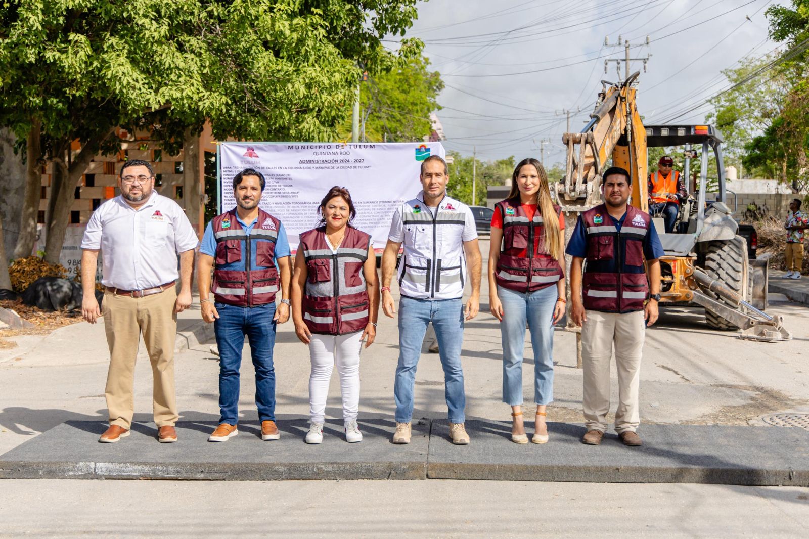 DIEGO CASTAÑÓN LLEVA LA TRANSFORMACIÓN A LA COLONIA EJIDO DE TULUM